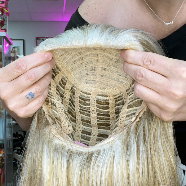 90's Supermodel Topper - Bleached Beech - Wigs by Vanity